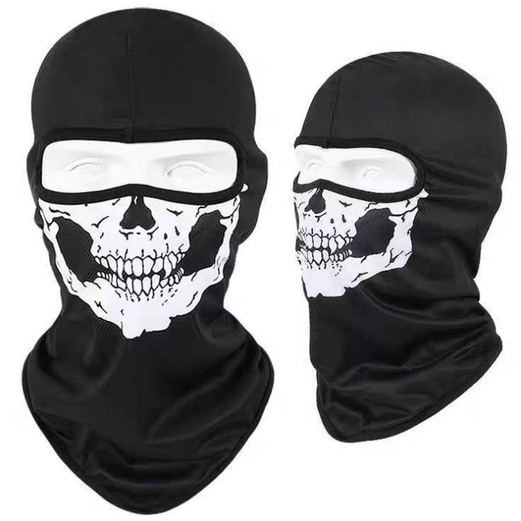 Jual Masker Buff Ninja Full Face Balaclava Spandex Motif Tengkorak ...