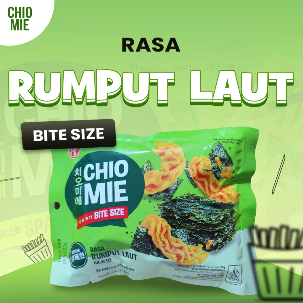 Jual Chio Mie Snack Rasa Rumput Laut 10 Pcs Makanan Ringan | Shopee ...