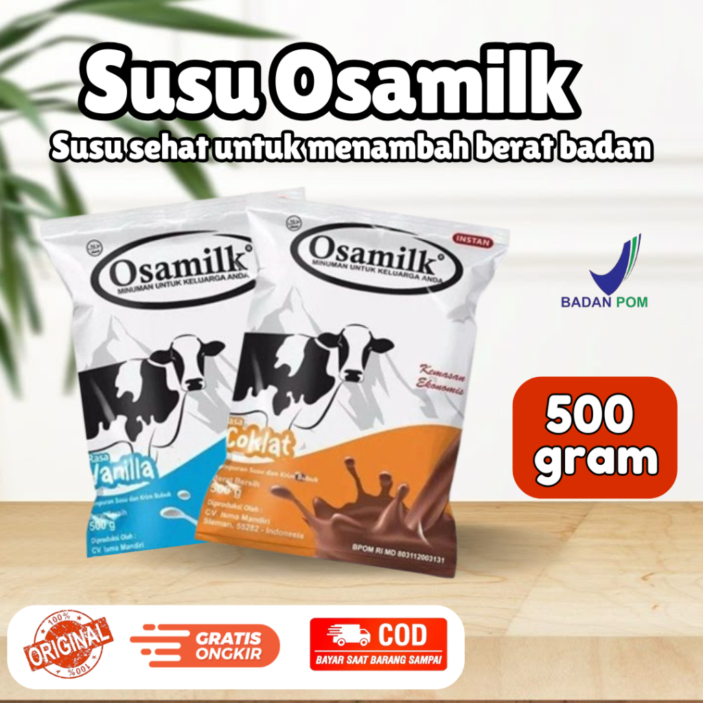 Jual Osamilk 500g Susu Gemuk Anak Dewasa Sehat Bergizi | Shopee Indonesia