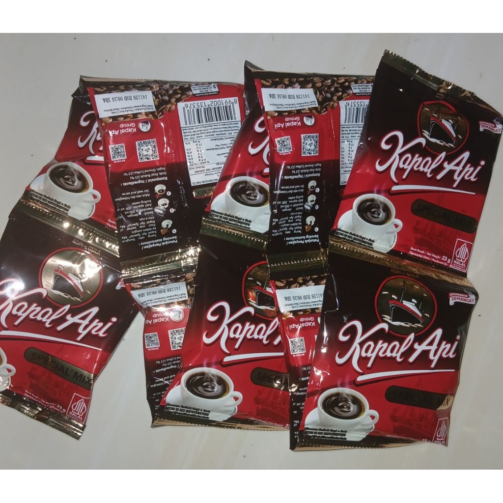 Jual 1 RENTENG KOPI KAPAL API PLUS GULA SPESIAL MIX KOPI KAPAL API ...