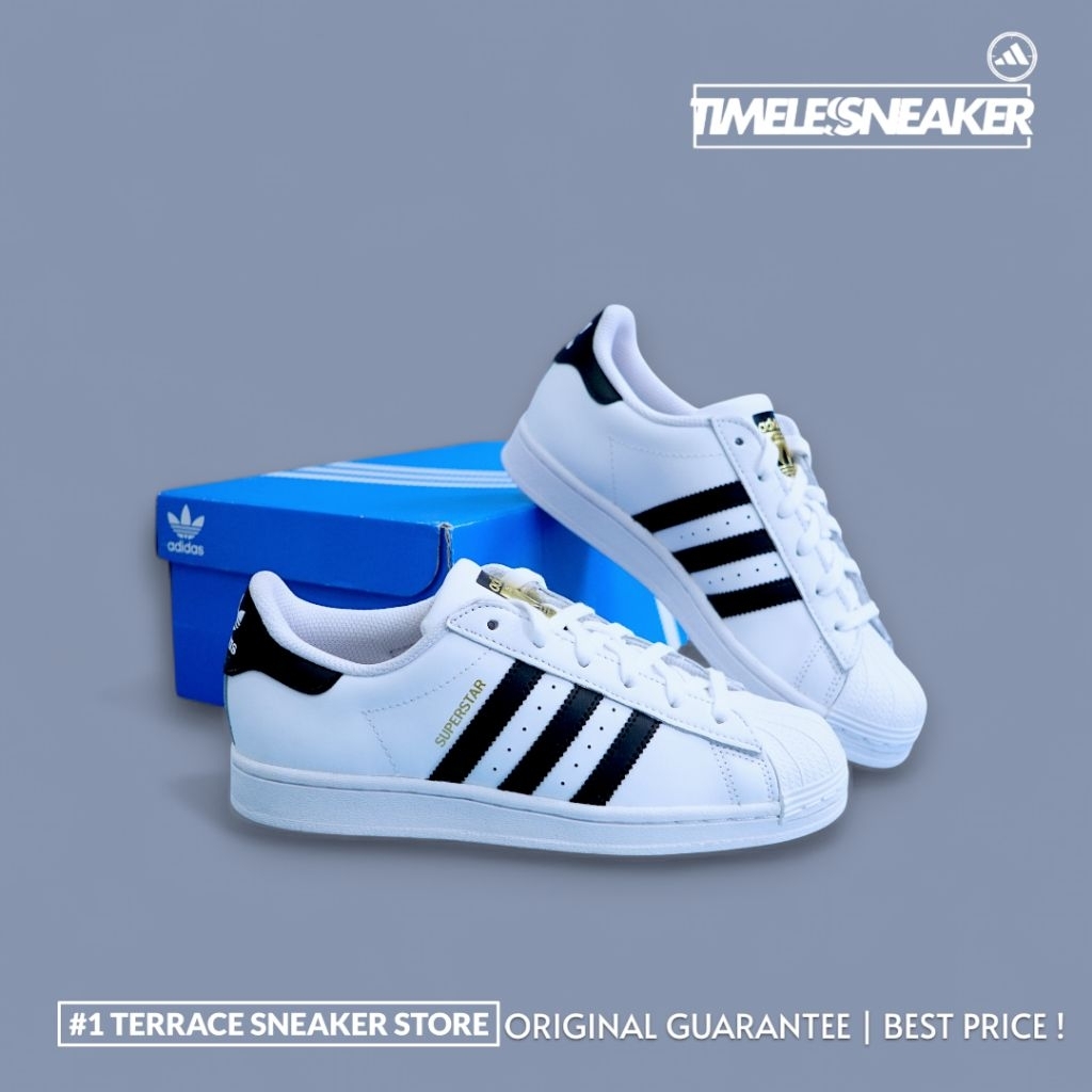 Jual ADIDAS ORIGINAL SUPERSTAR W #FV3284 WHITE / BLACK | Shopee Indonesia