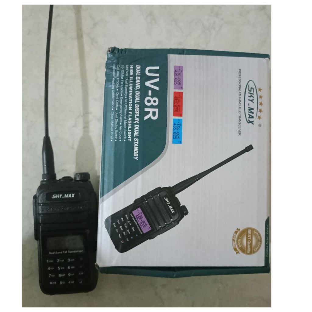 Jual HT sky max Uv 8R dual band vhf uhf | Shopee Indonesia