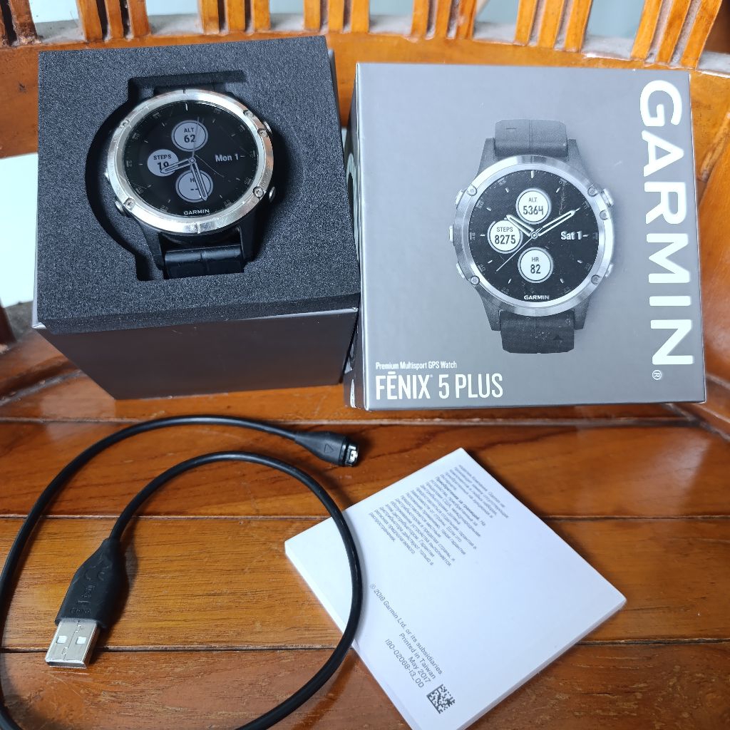 Jual Smartwatch Adventure Miltary GPS Map Offline Garmin FENIX 5 PLUS ...