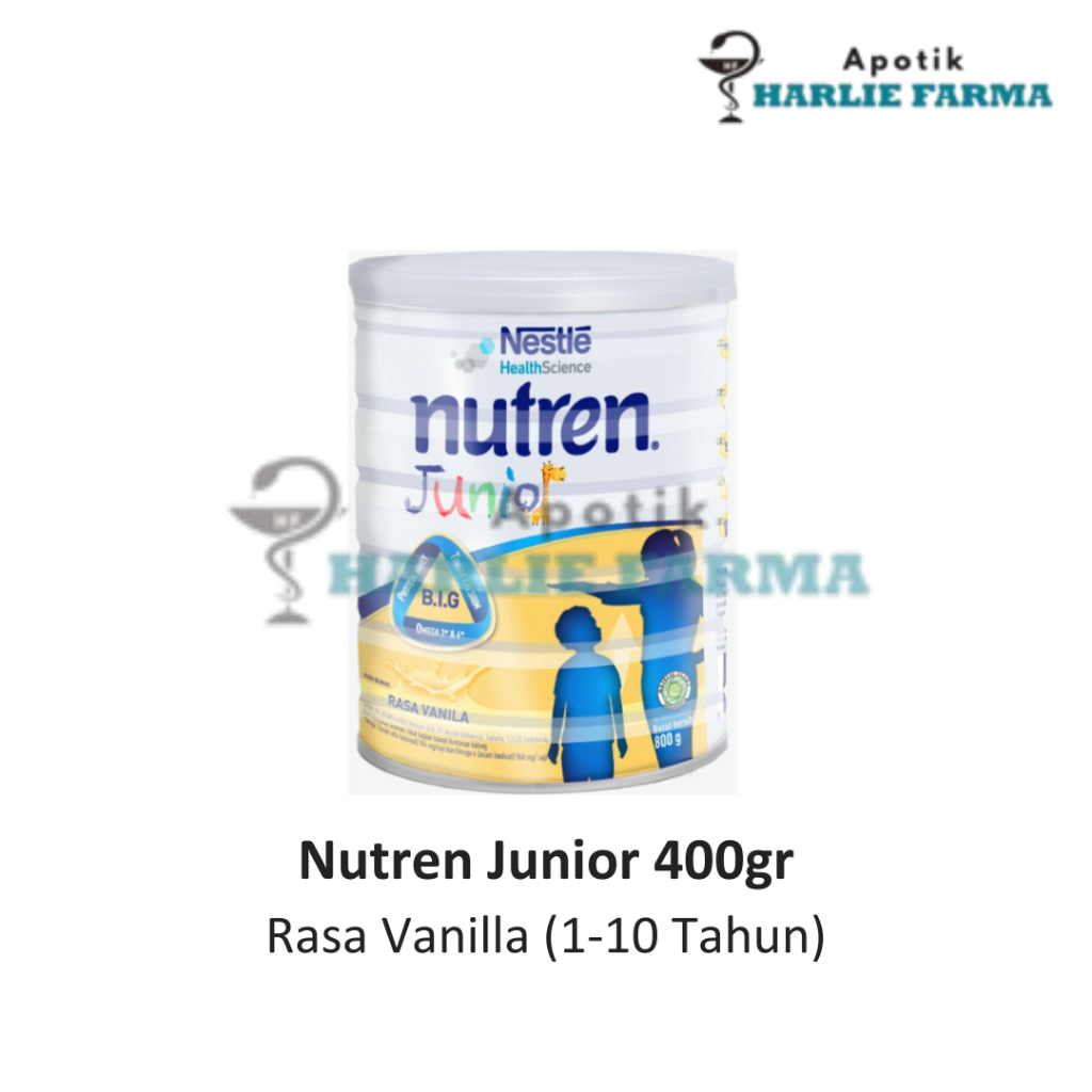 Jual Nutren Junior Susu Formula Anak 400gr (Usia 1-10 Tahun) | Shopee ...