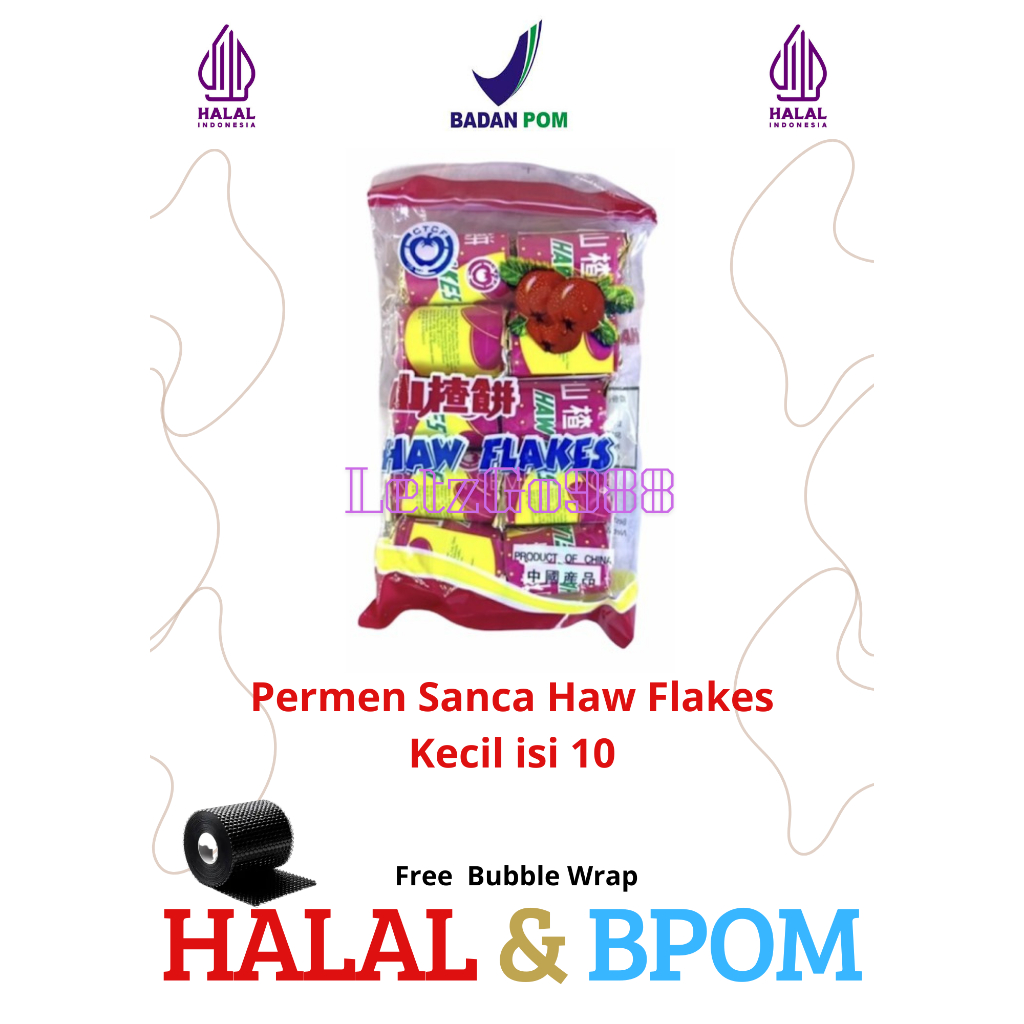 Jual Permen Haw Flakes Sanca Kecil Isi 10 - Jajanan Jadul Enak & Aman ...