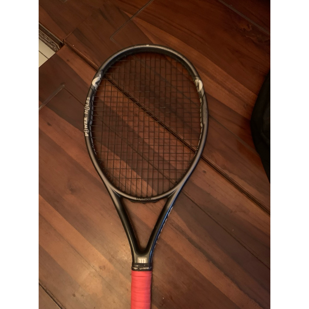 Jual Raket Tenis Wilson Hammer Power Holes Profile 4.5 | Shopee Indonesia