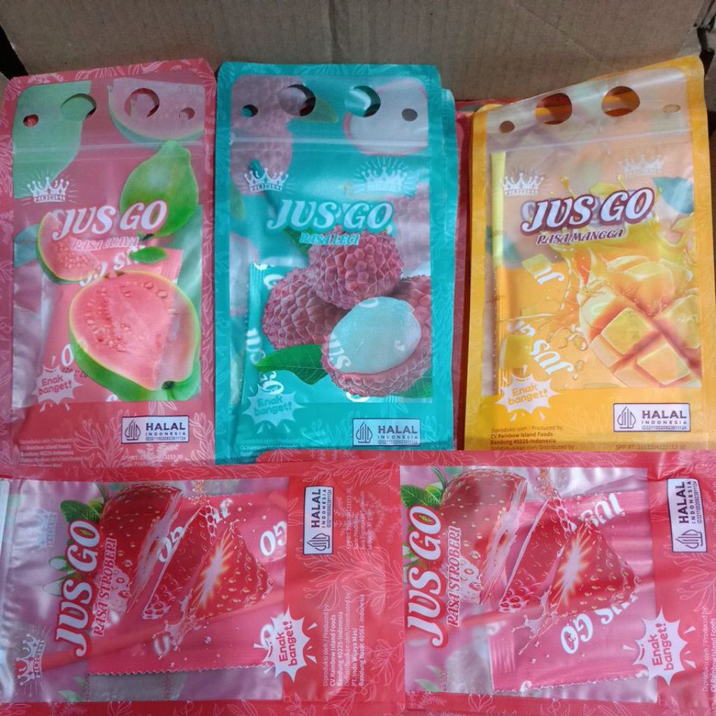 Jual JUS GO Minuman Rasa Buah (per3pcs) | Shopee Indonesia