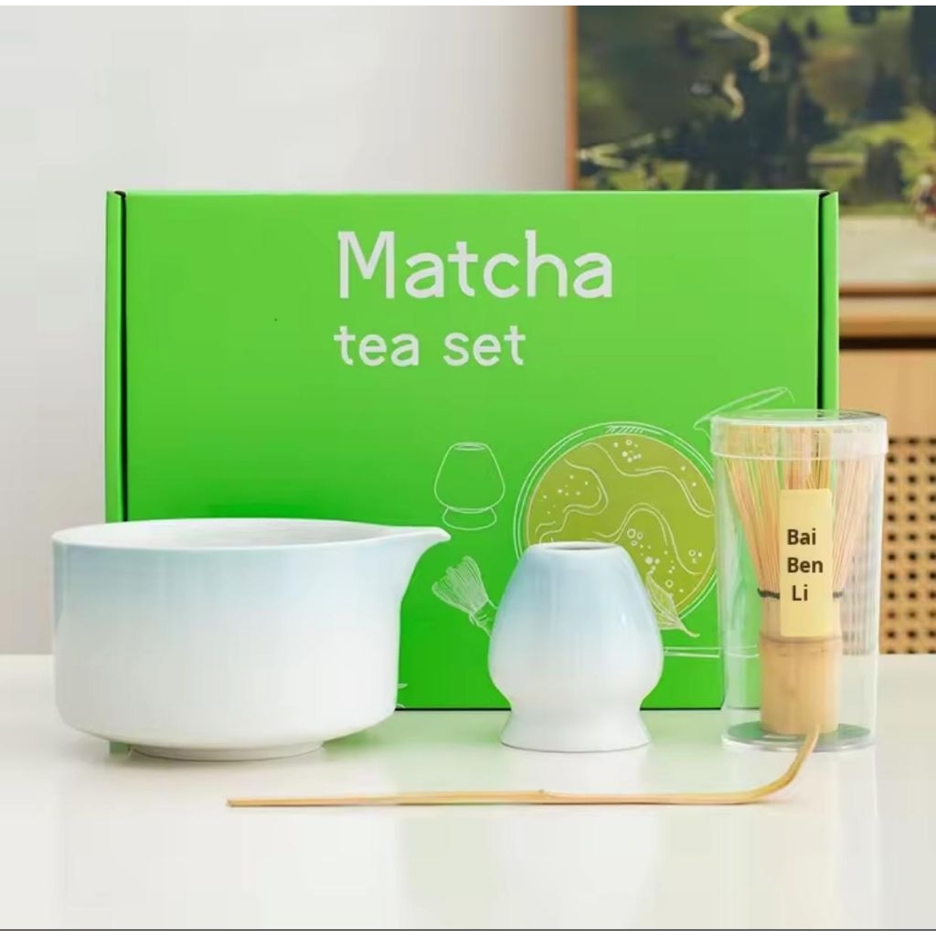 Jual Matcha Bowl Set / Matcha Whisk / Mangkuk Matcha / Pengocok Matcha ...
