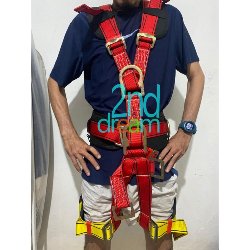 Jual (ORIGINAL & lisensi sertifikat safety) KARAM Full Body Harness PN ...