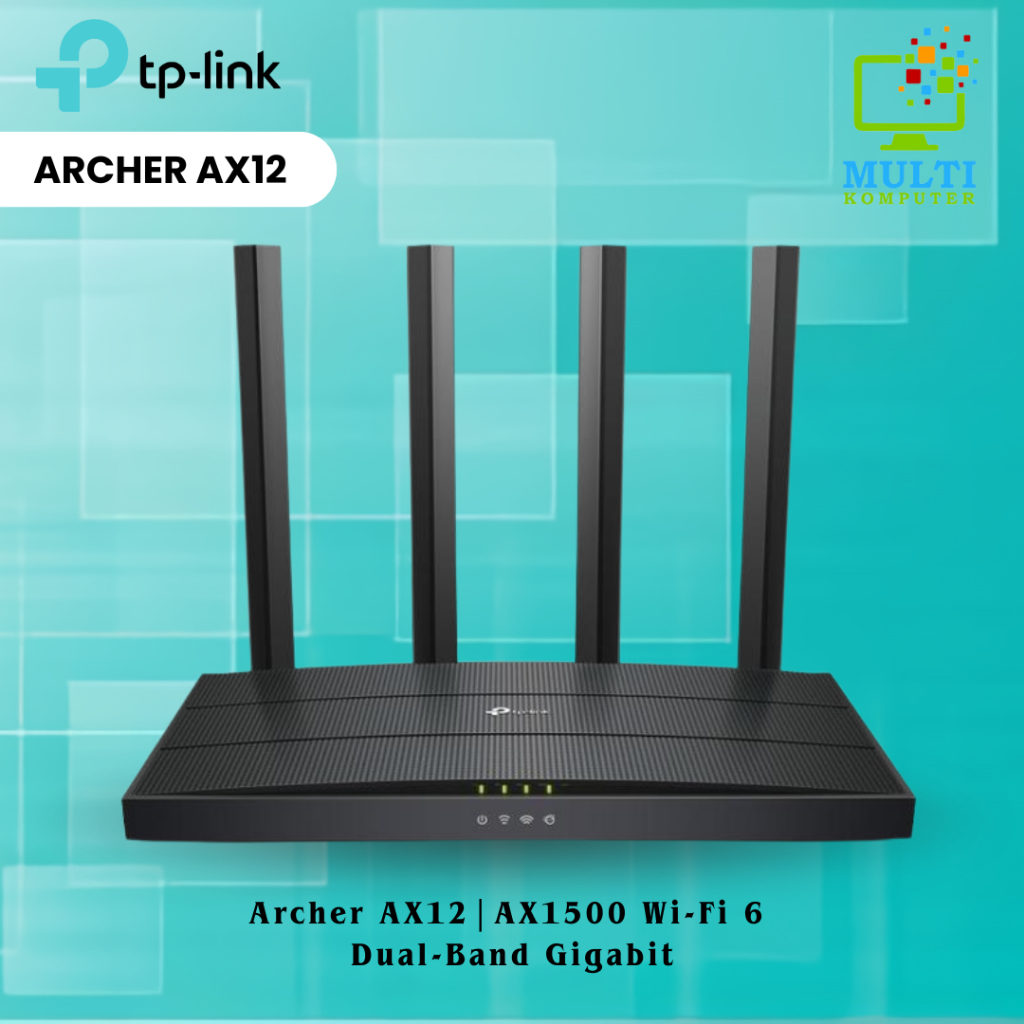 Jual TP-Link Archer AX12 WiFi 6 Router AX1500 tp link router archer ...