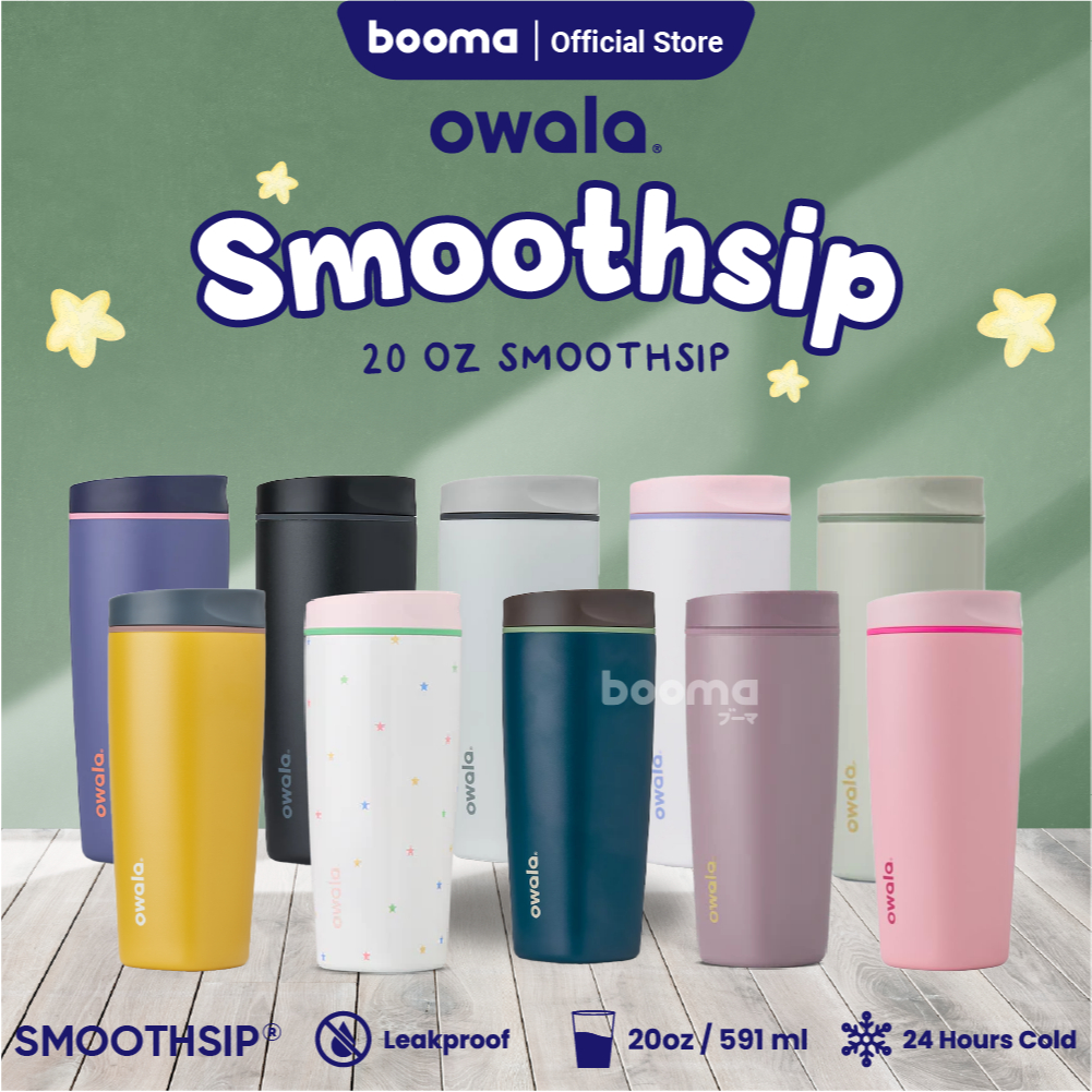 Jual Owala SmoothSip Slider Botol Tumbler Stainless Tahan Panas & Dingin (20oz) 591ml | Shopee ...