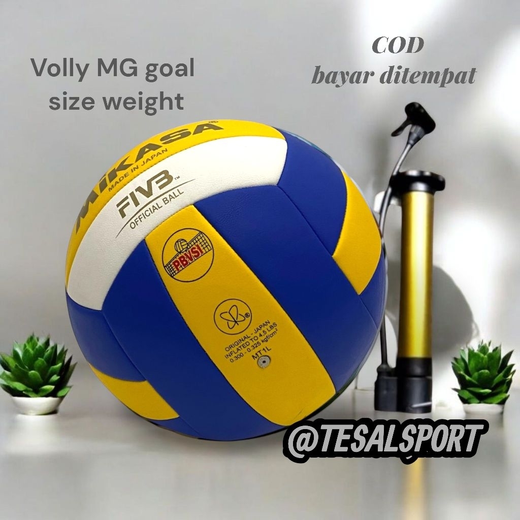 Jual Bola voly mikasa mv2200 kualitas premium ukuran standar dewasa ...
