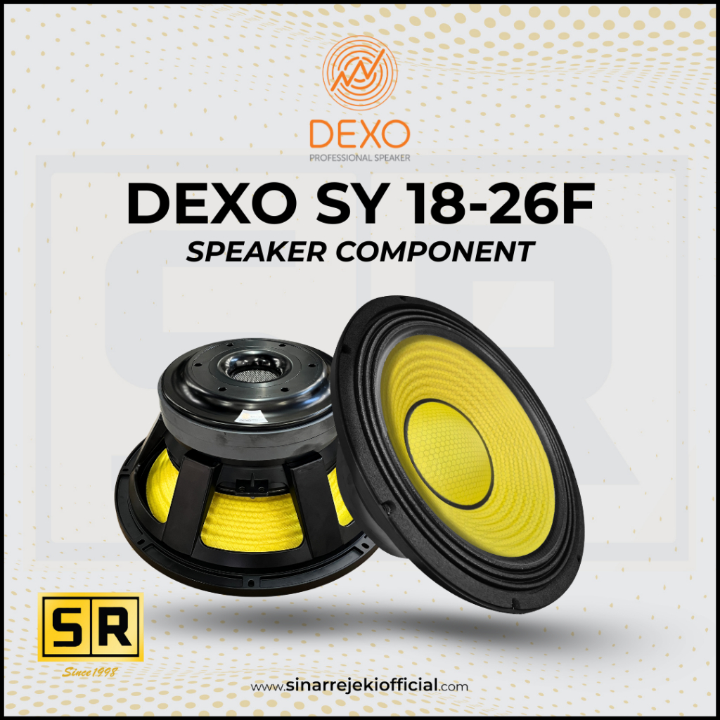 Jual Speaker Component DEXO SY 18-26F 18 Inch / Speker komponen DEXO 18 ...