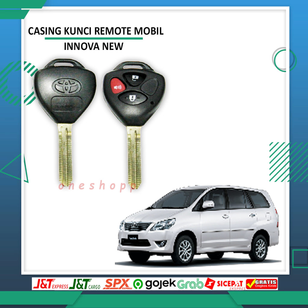 Jual CASING KUNCI REMOTE INNOVA NEW 3 TOMBOL | Shopee Indonesia