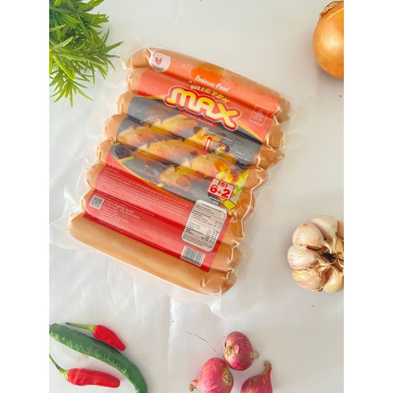 Jual Mister Max Sosis Bakar/Panggang, Goreng , Rebus Jumbo isi 8 Sosis ...