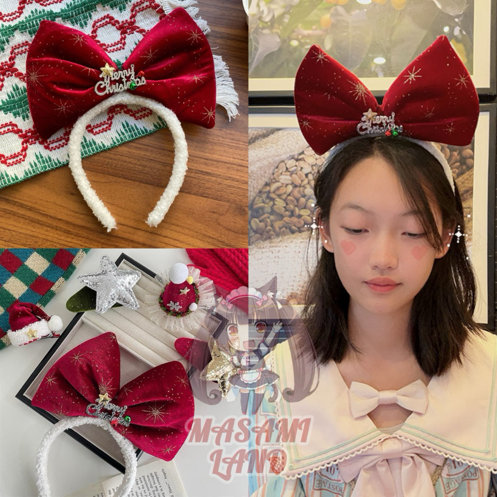 Jual Bando Natal Pita Jumbo / Bando Xmas Pita / Bando Christmas Pita ...