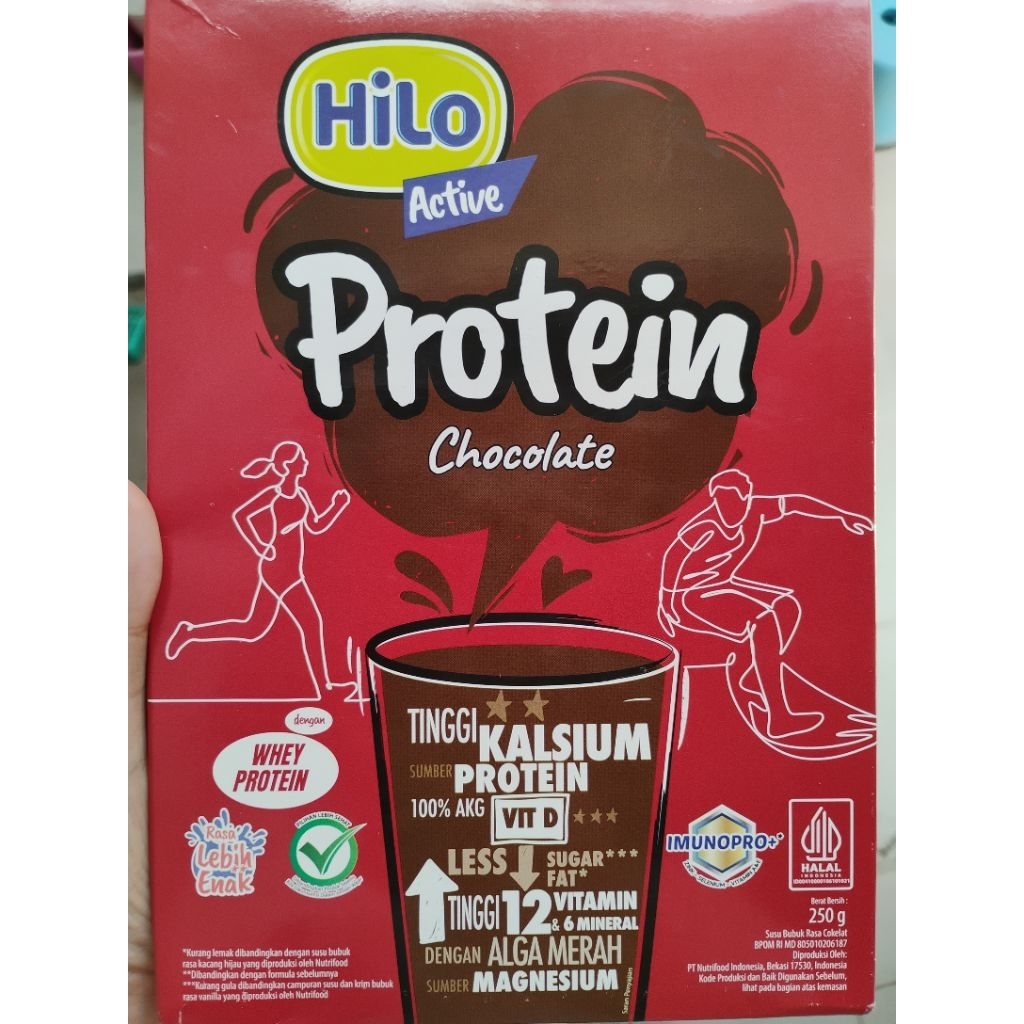 Jual HiLo Active Protein Chocolate 250gr | Shopee Indonesia