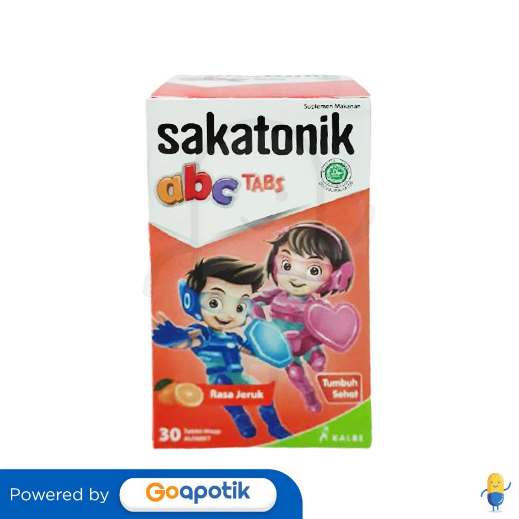 Jual Sakatonik ABC Rasa Jeruk Botol 30 Tablet Multivitamin Anak ...