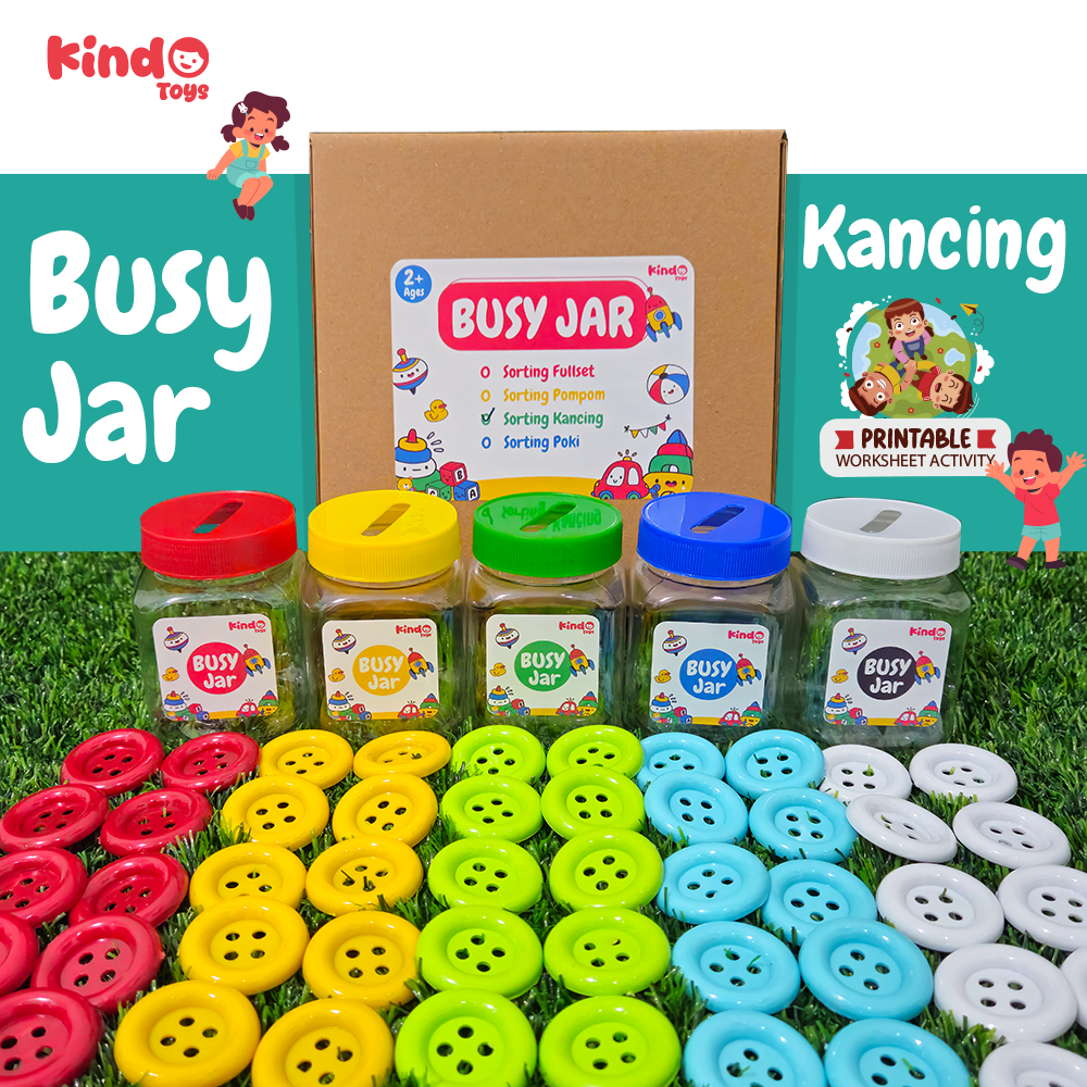 Jual Mainan Edukasi Anak Busy Jar Montessori Sensorik Motorik Anak 1 2 ...