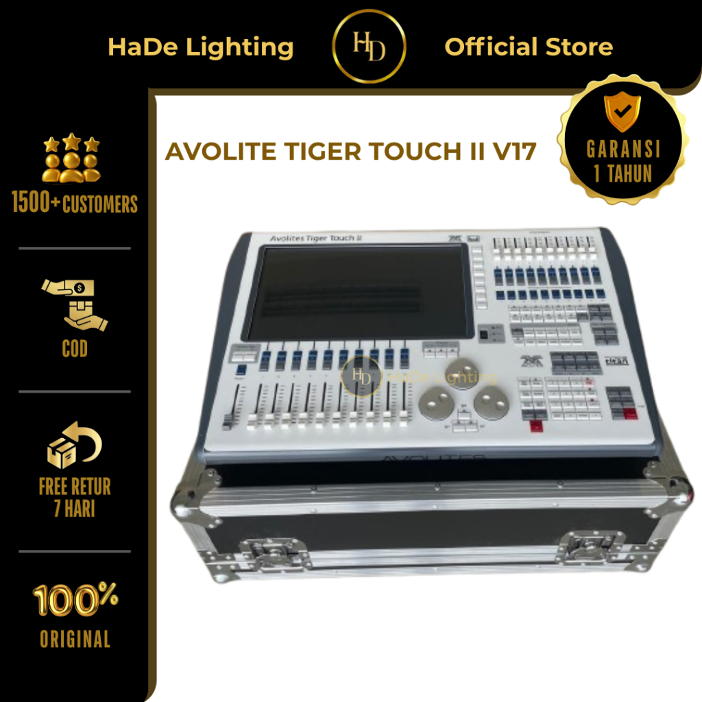 Jual Mixer Avolites Tiger Touch II V17 DMX 512 - Mixer Lighting ...