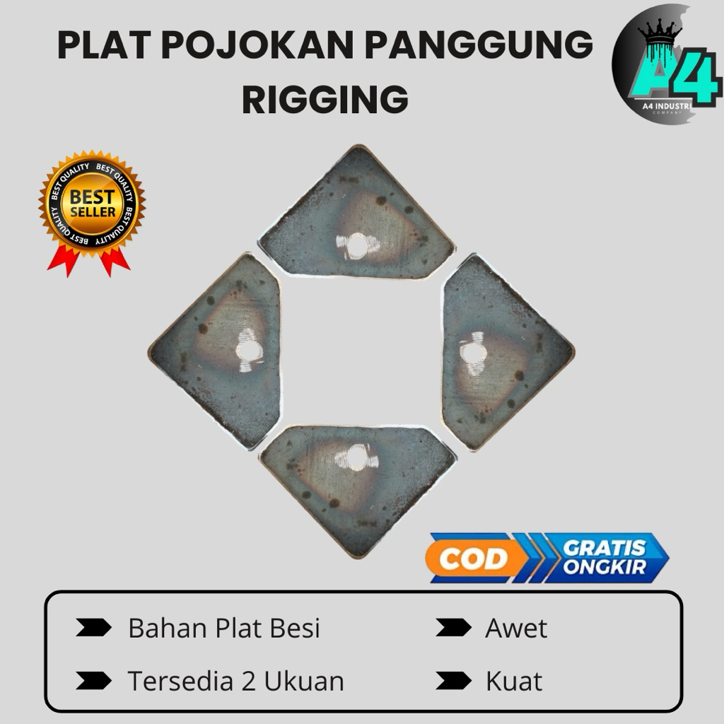 Jual Plat pojokan panggung rigging perekat panggung rigging | Shopee ...