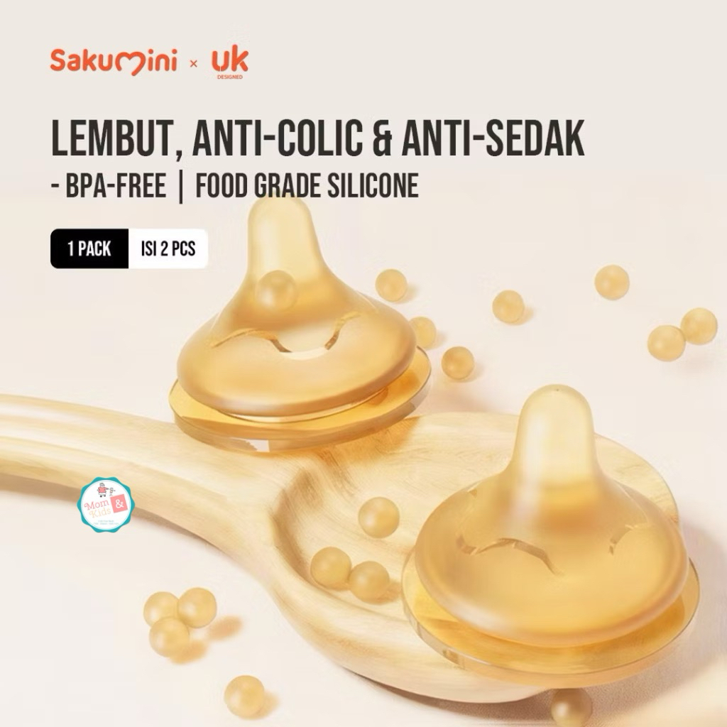 Jual SAKUMINI Dot Botol Susu PPSU Size S M L (isi 2 pcs) | PPSU Nipple ...
