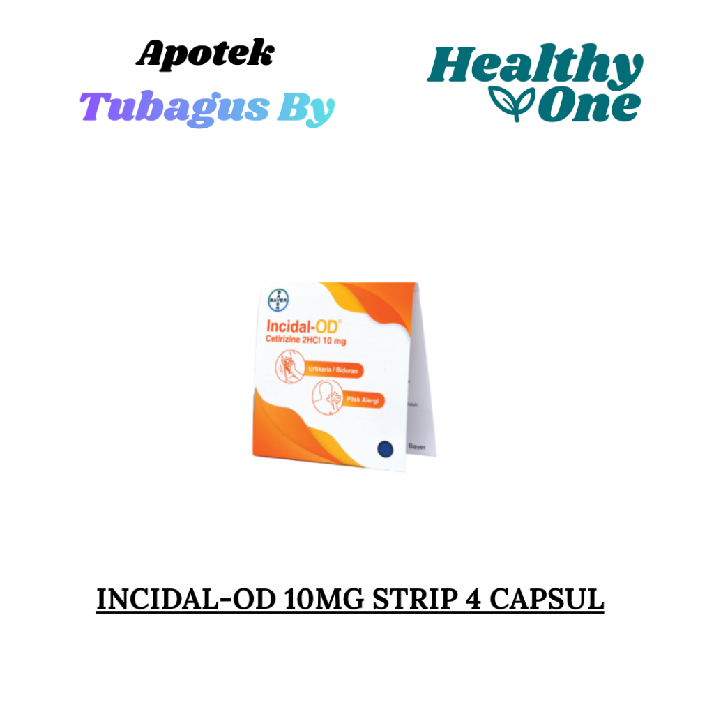 Jual INCIDAL-OD 10MG STRIP 4 CAPSUL | Shopee Indonesia