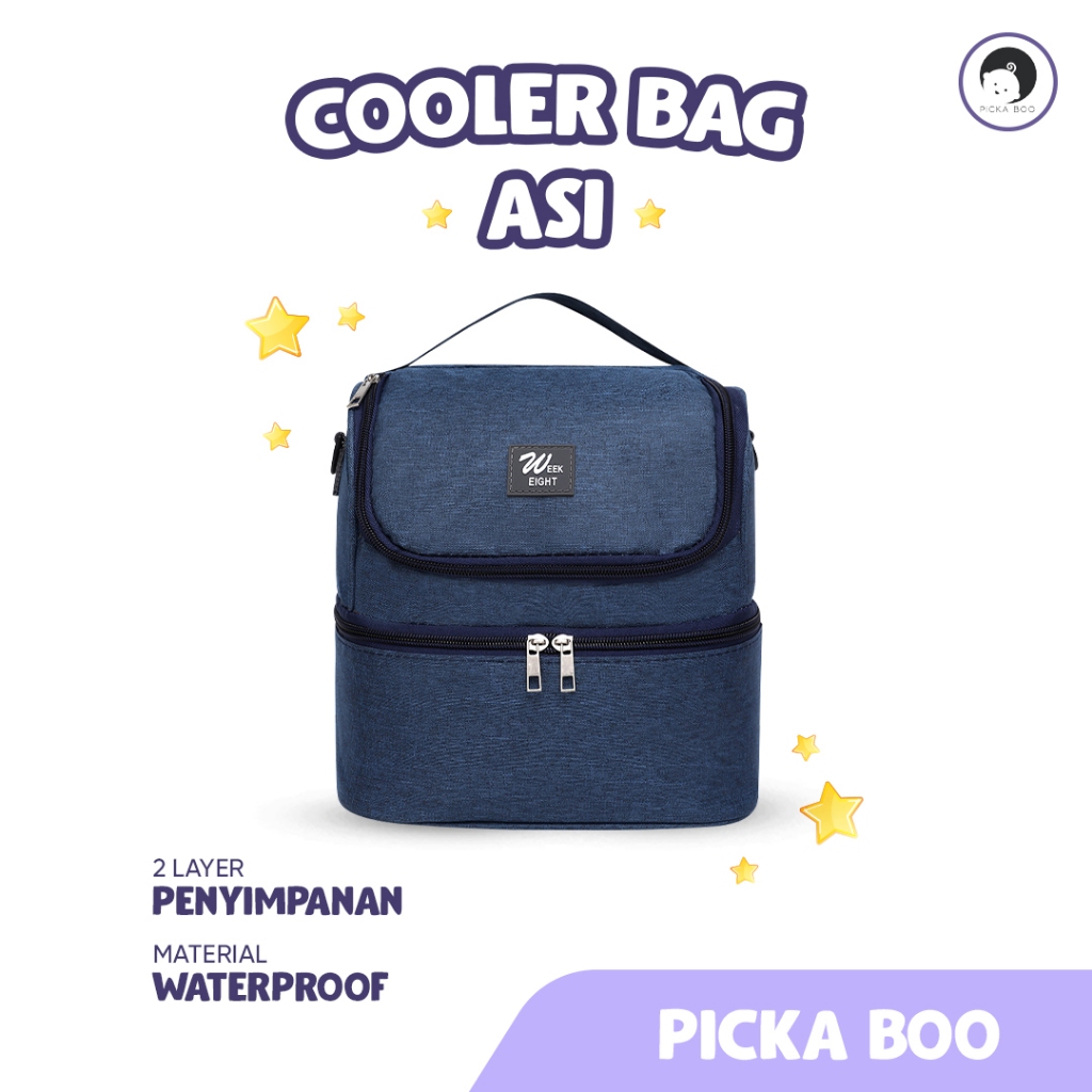 Jual Picka Boo -Cooler Bag ASI Waterproof dengan 2 susun Penyimpanan ...