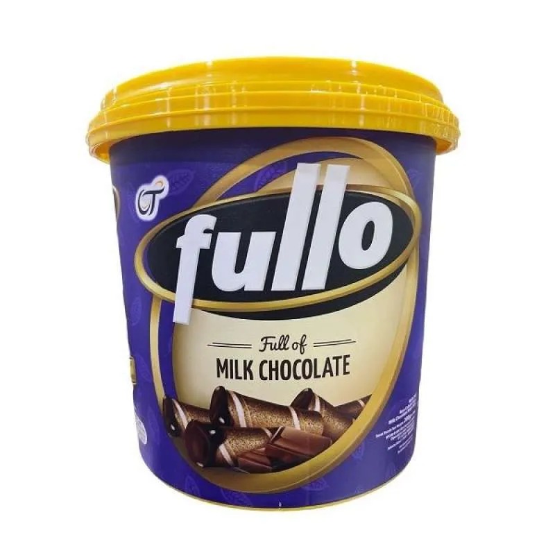 Jual Fullo Wafer Stick Roll Milky Chocolate Jar Toples 200 Gram ...
