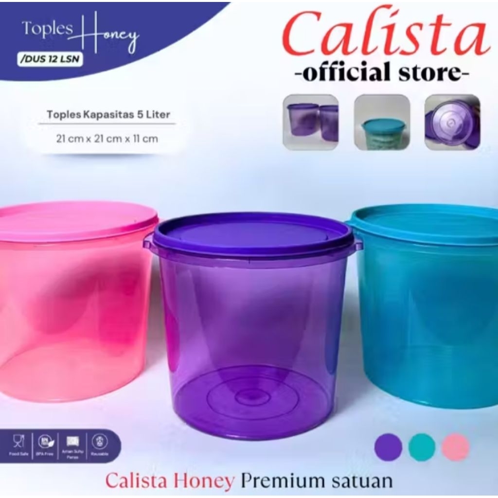 Jual ( 3 PCS ) TOPLES 5 ltr CALISTA WARNA / TOPLES 5 ltr WARNA / TOPLES ...
