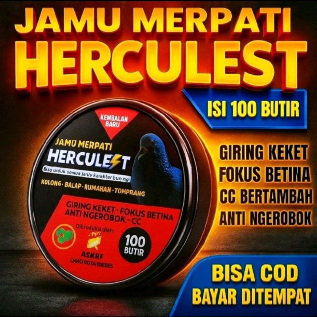 Jual JAMU MERPATI HERCULEST GIRING KEKET FOKUS BETINA CC BERTAMBAH ...