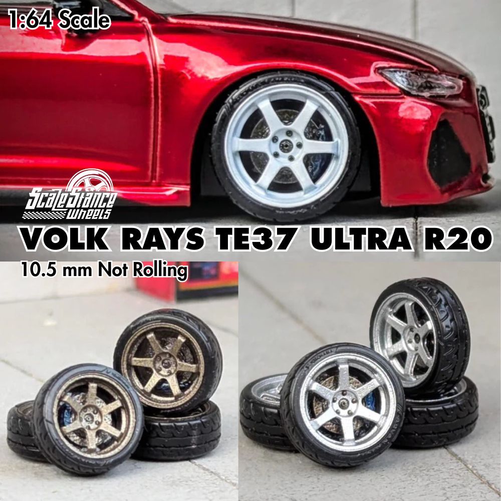 Jual VELG Diecast TE37 Ultra R20 10.5 Scale Stance Mini Scale | Shopee ...