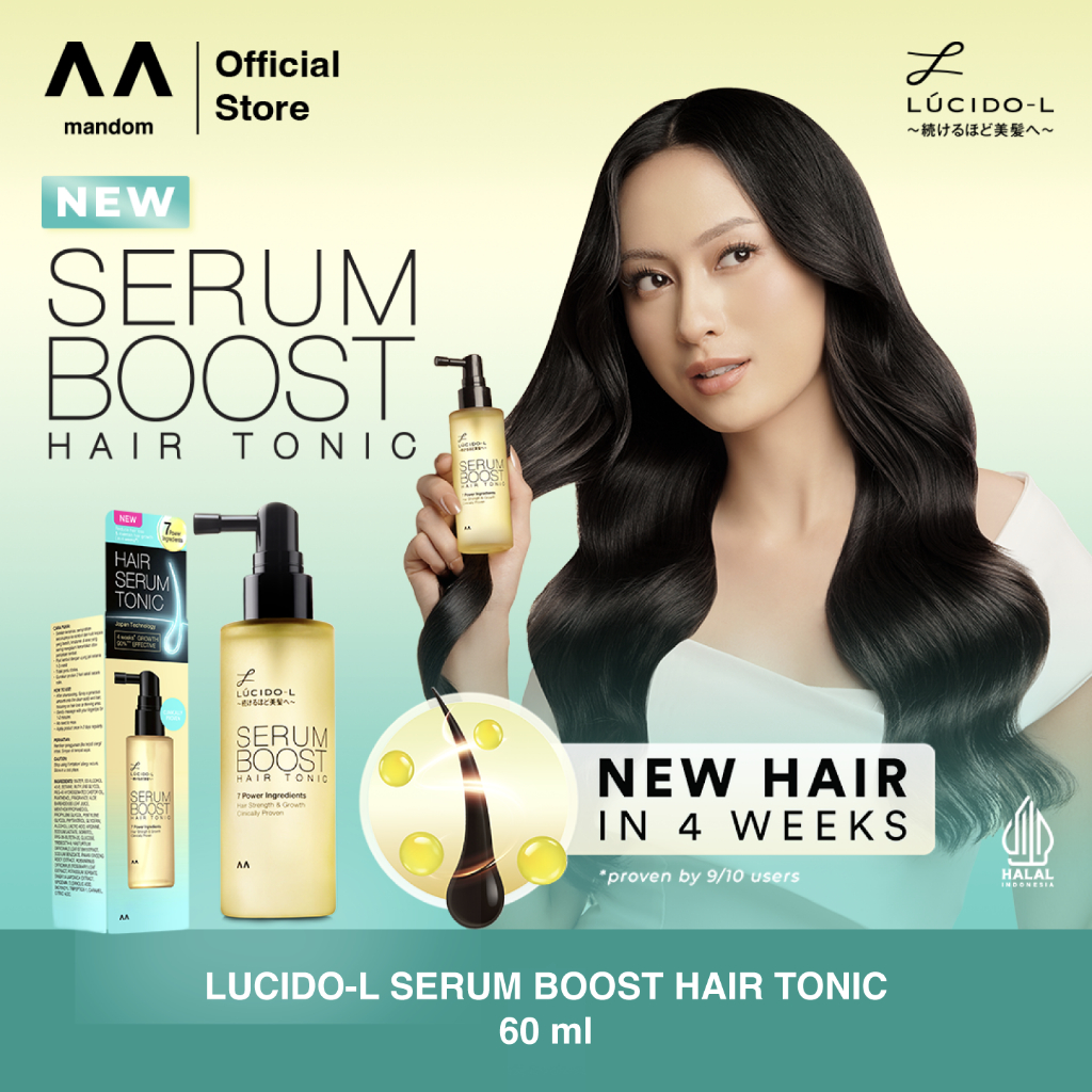 Jual LUCIDO-L Serum Boost Hair Tonic 60ml | Shopee Indonesia