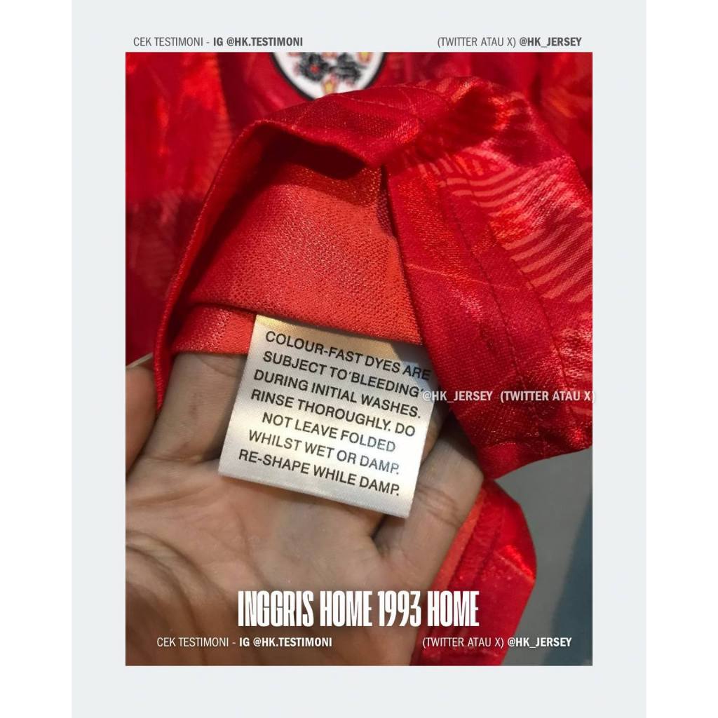 Jual JERSEY INGG-RIS RETRO 93 RED (MERAH) HIGH QUALITY (READY STOCK ...