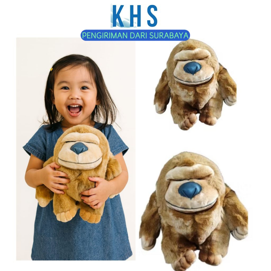 Jual Boneka Monyet Jumbo Karakter Teddy Bear Beruang Monkey King Kong ...