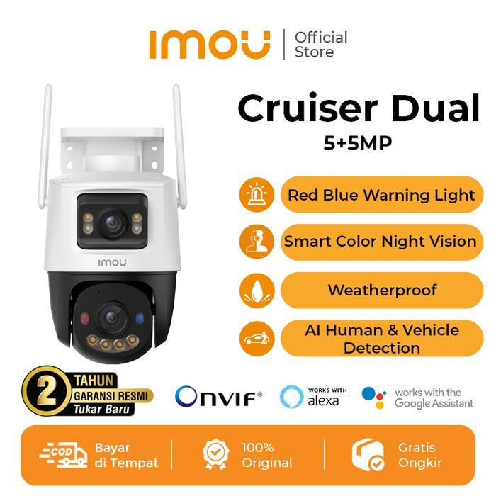 Jual IMOU Cruiser Dual 6MP / 10MP Dual Kamera Smart CCTV Outdoor Wi-Fi ...