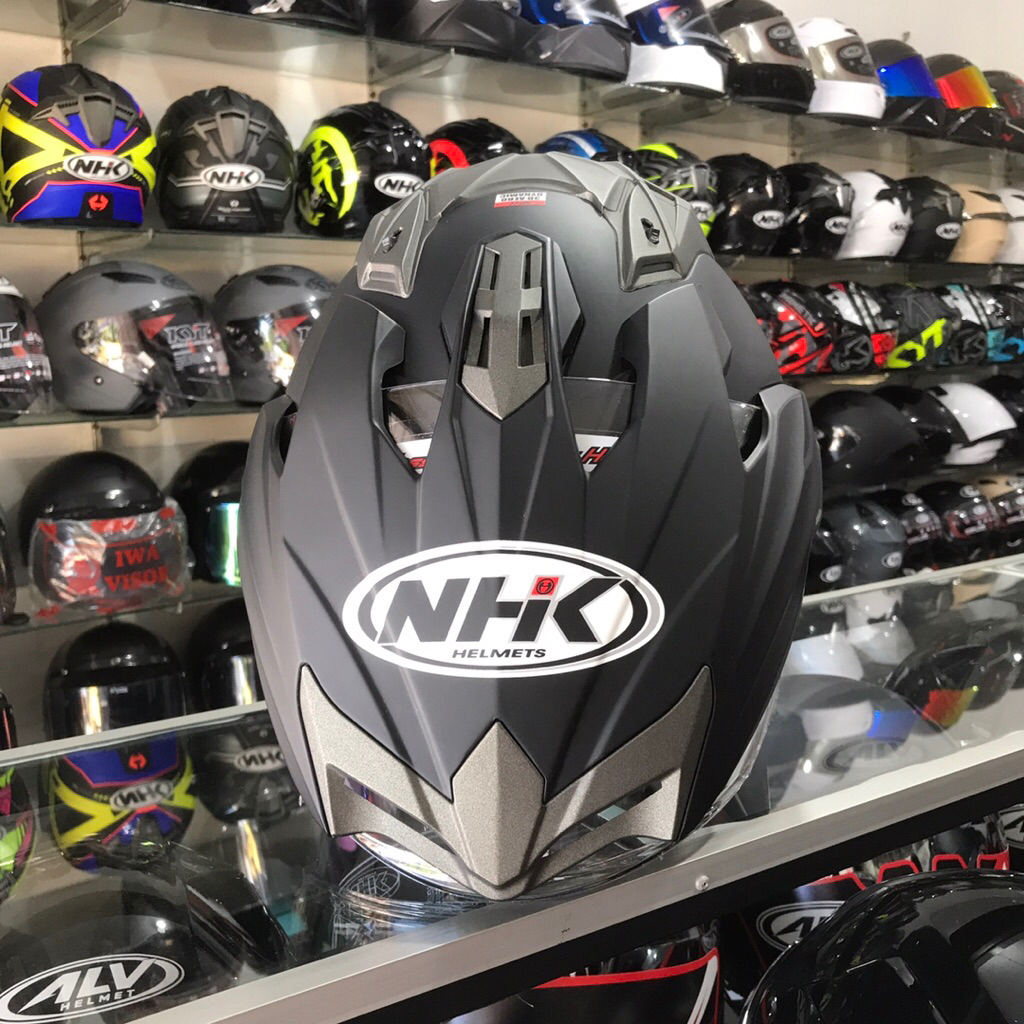 Jual Helm NHK PREDATOR CRYPTON dua kaca | Shopee Indonesia