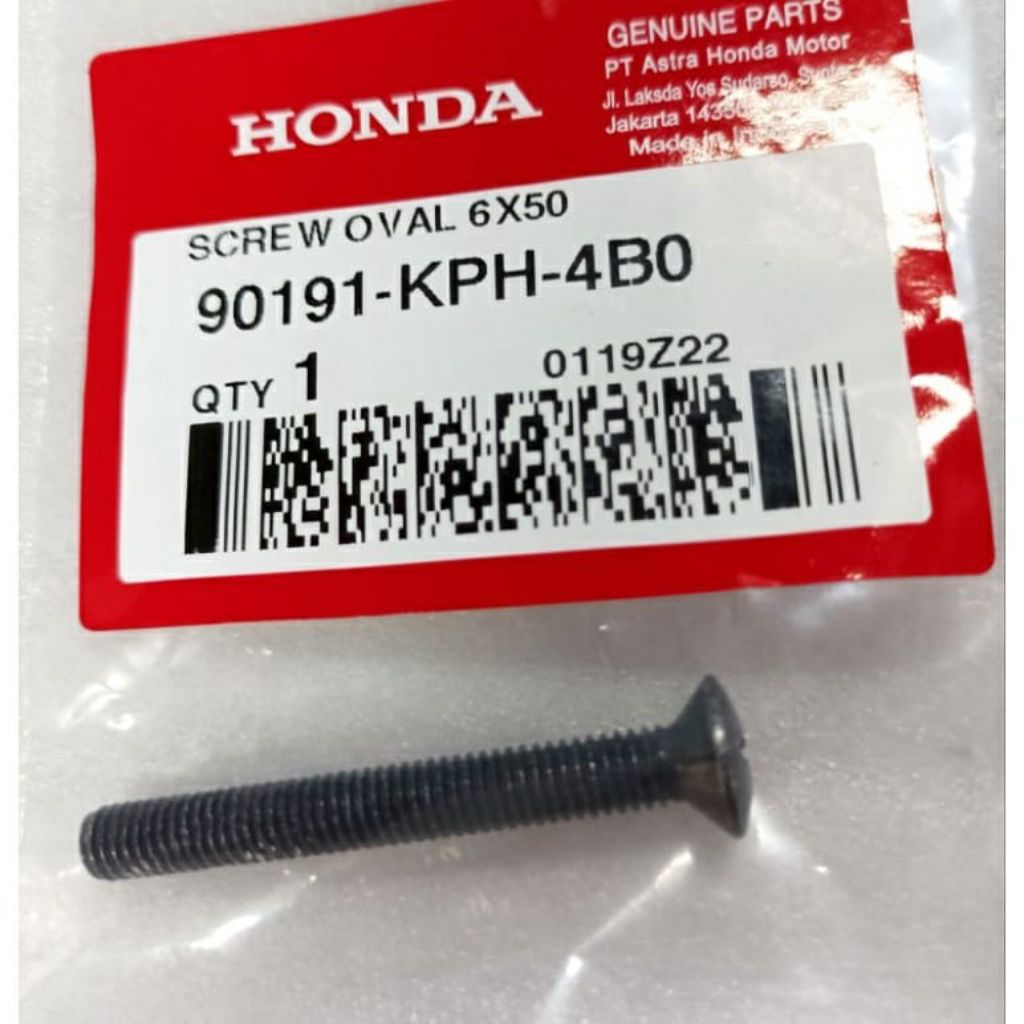 Jual baut Jalu stang stir 6x50 original ahm | Shopee Indonesia