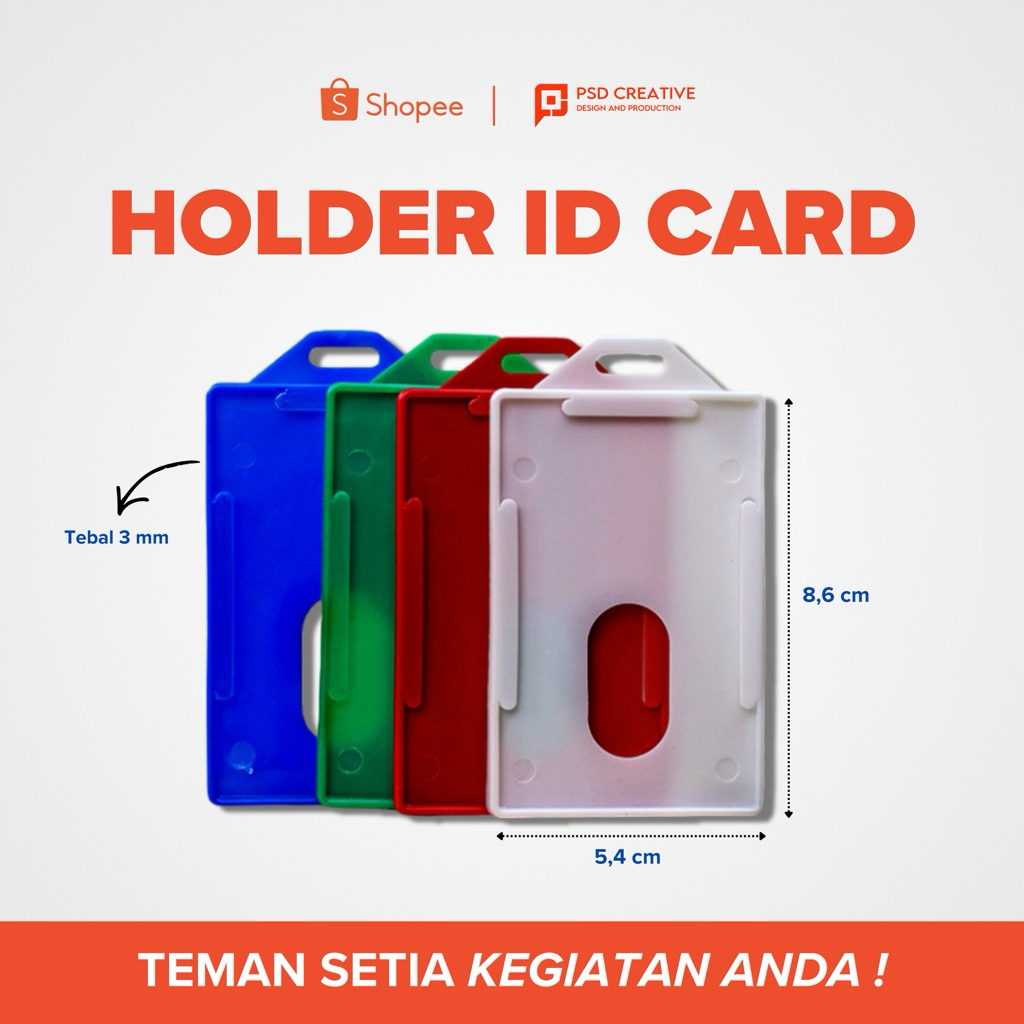 Jual Id Card plastik wadah /frame tebal | Shopee Indonesia