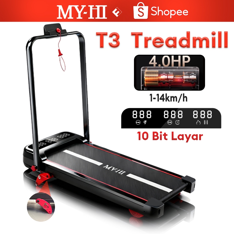 Jual MY-HI T3 Treadmill portable Treadmill Elektrik listrik lipat ...