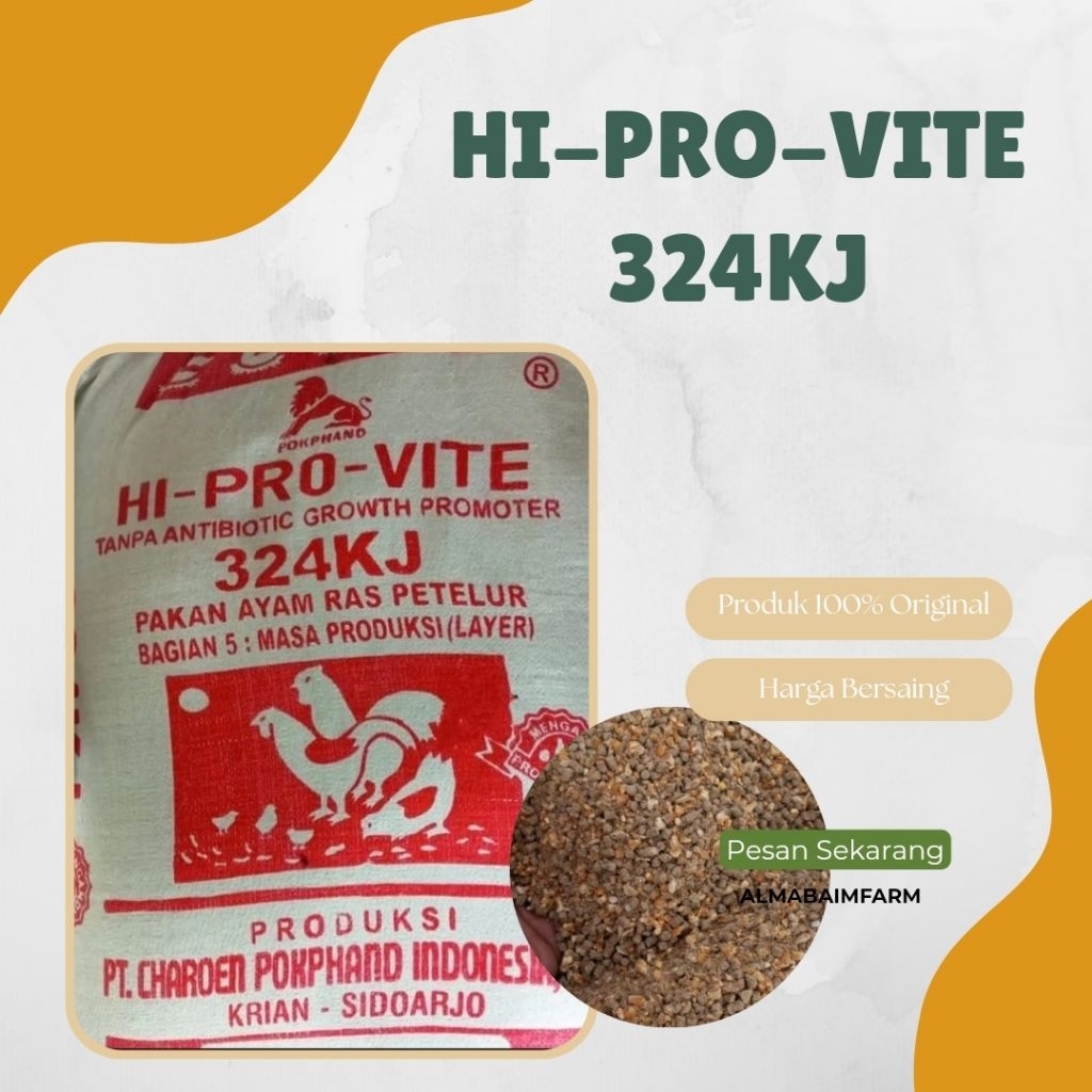 Jual Pakan ayam ras petelur 324 50kg Hi-pro-vit | Shopee Indonesia
