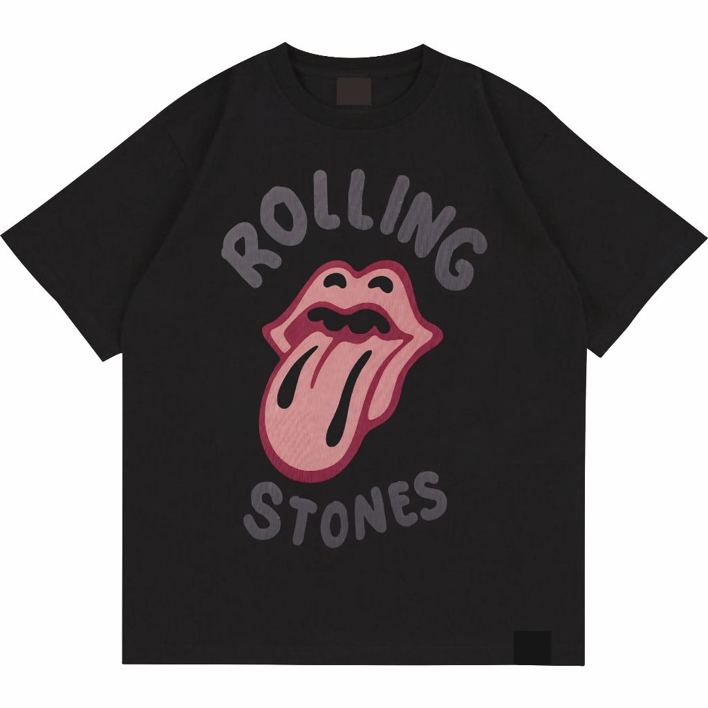 Jual Kaos Band Rolling Stones - Logo / Tshirt Musik Rock Metal | Shopee ...