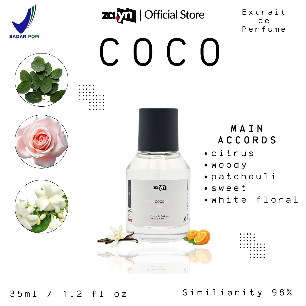 Jual Parfum Extrait Wanita COCO SAFF CO By Zayn Official | Parfum ...