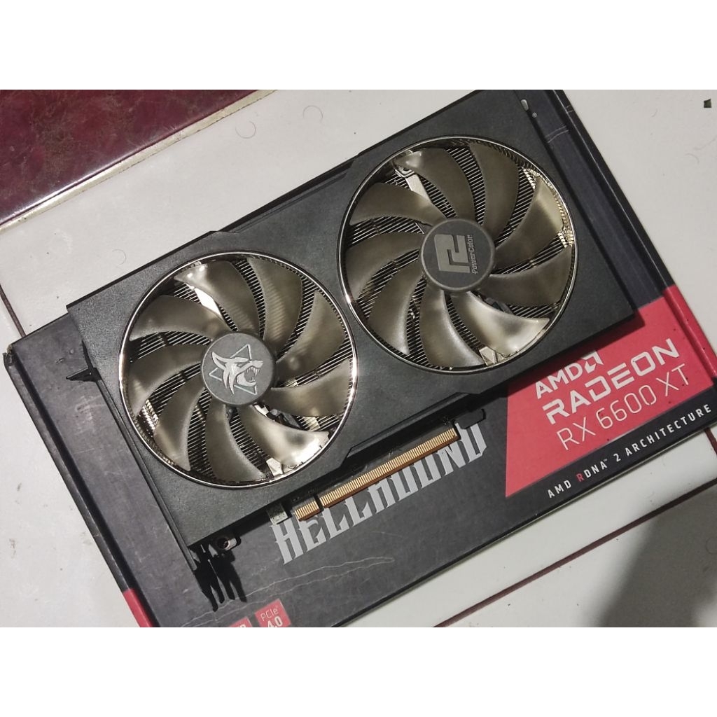 Jual RX 6600 XT POWER COLOR HELLHOUND FULLSET NOTA ADA SEGEL | Shopee ...