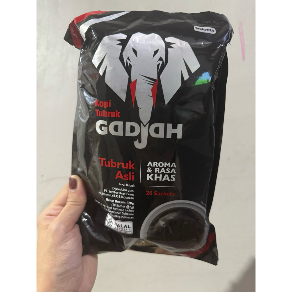 Jual INSTANT!!! Kopi Tubruk Gadjah Asli 1 Pouch 20 Sachet - Ferrero ...