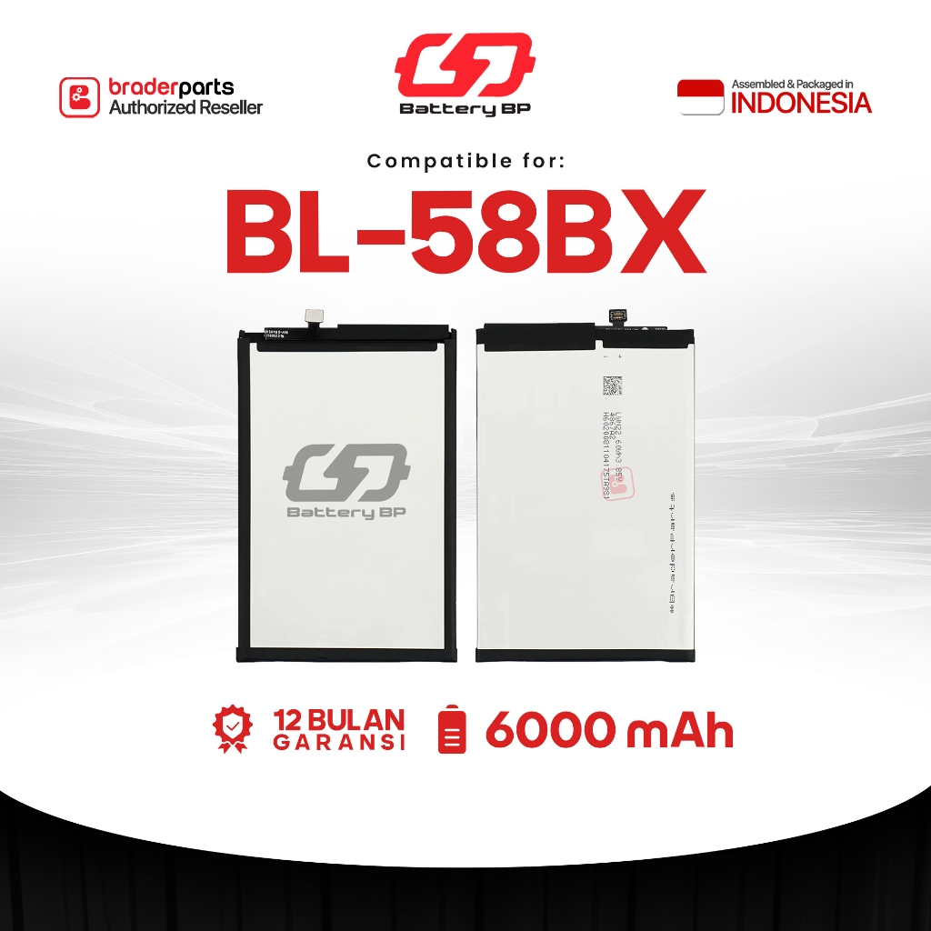 Jual Battery Bp BraderParts BL-58BX For Infinix Hot 9 Play | Hot 10 ...