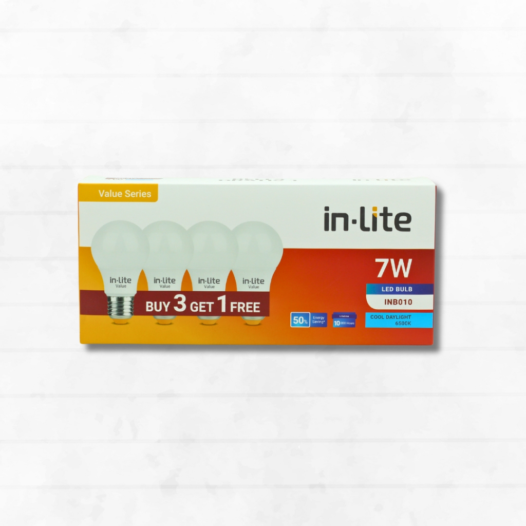 Jual Inlite Lampu Led Paket 4 7 Watt putih | Shopee Indonesia