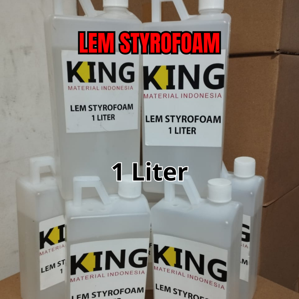 Jual Lem Styrofoam 1 Liter – Perekat Khusus EPS/Styrofoam Kuat, Cepat ...