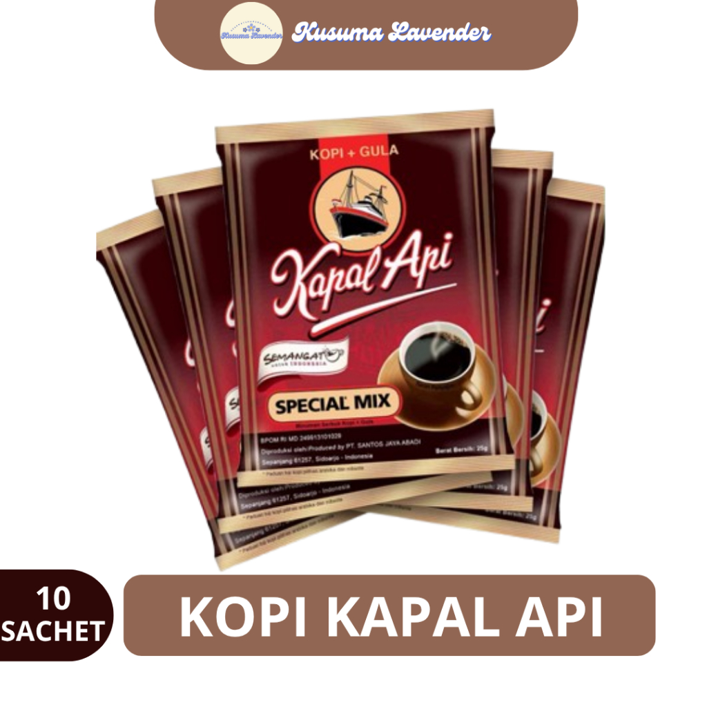 Jual Kapal Api Special Mix Kopi 1 Renteng Isi 10 Sachet X 23gr | Shopee ...