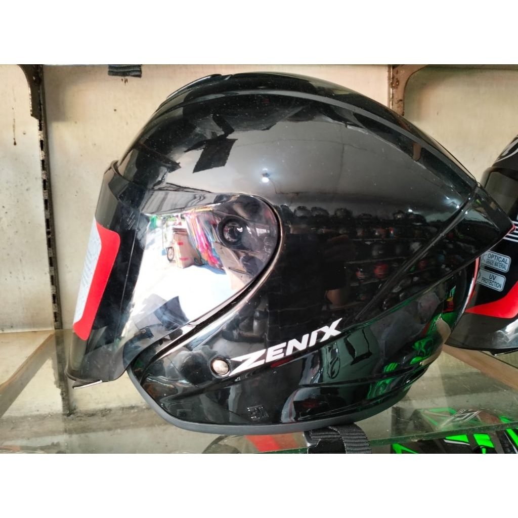 Jual HELM JM ZENIX HALL FACE SNI DEWASA KACA SMOKE /CLEAR | Shopee ...